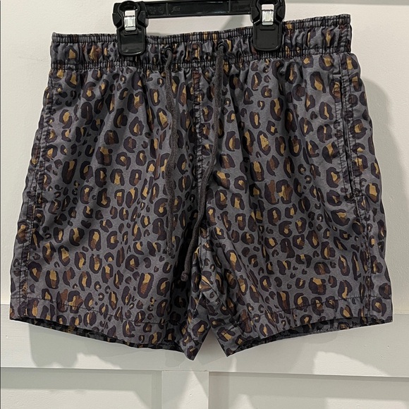 H&M | Swim | Hm Leopard Print Swim Trunks | Poshmark